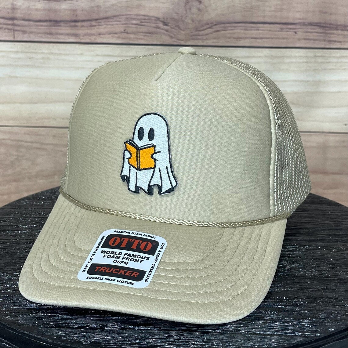 LP12 Ghost Reading Patch Foam Tan – Riverbed Threads