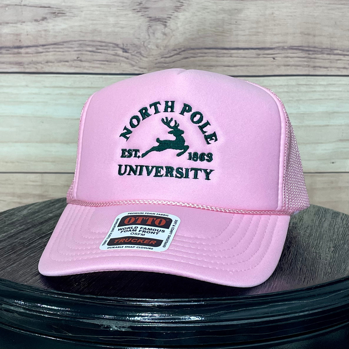 North Pole University Foam Light Pink – Riverbed Threads