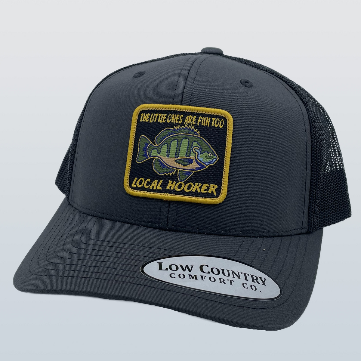 Local Hooker Little Ones Patch Charcoal/Black Hat – Riverbed Threads