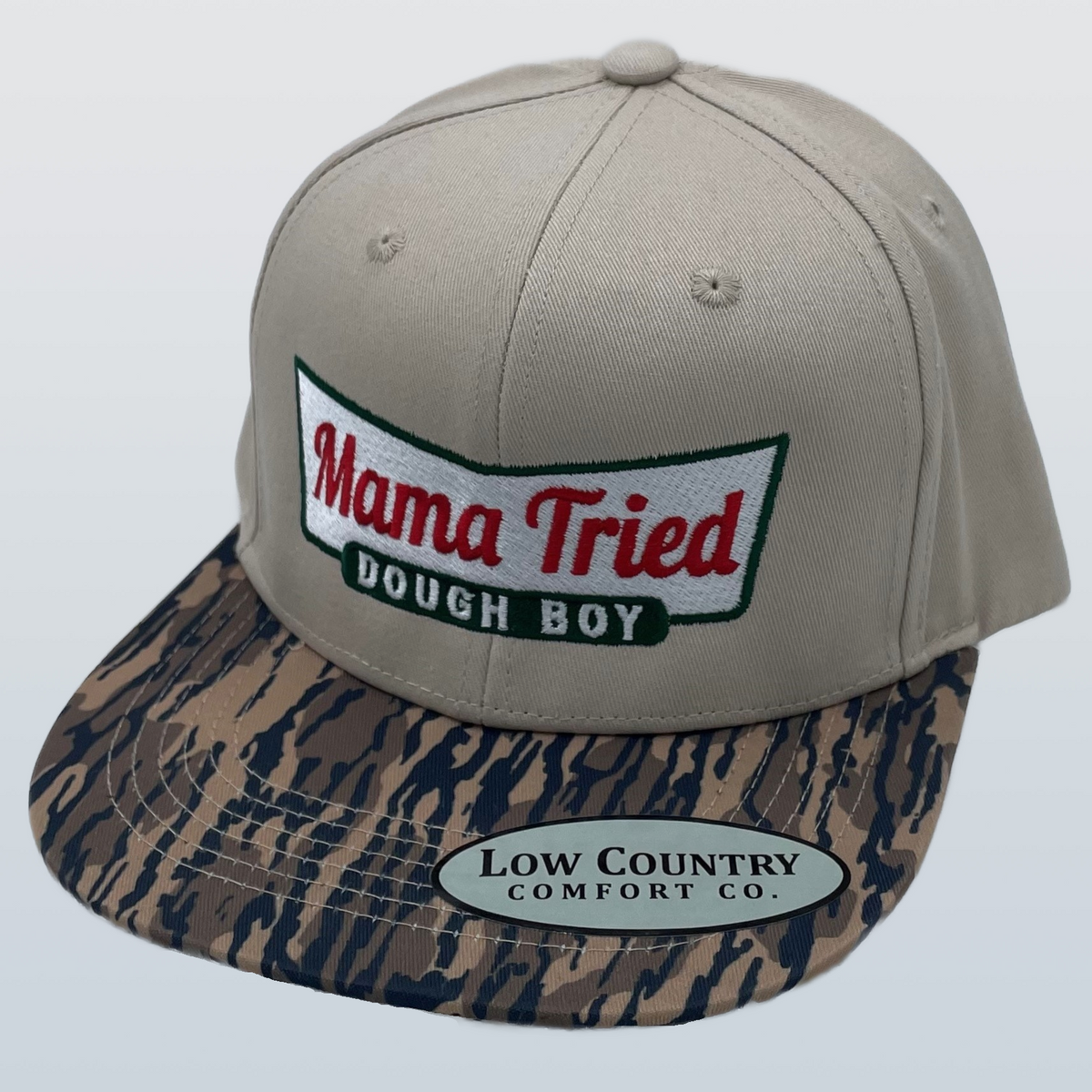 Mama Tried Doughboy Beige/Bottomland – Riverbed Threads