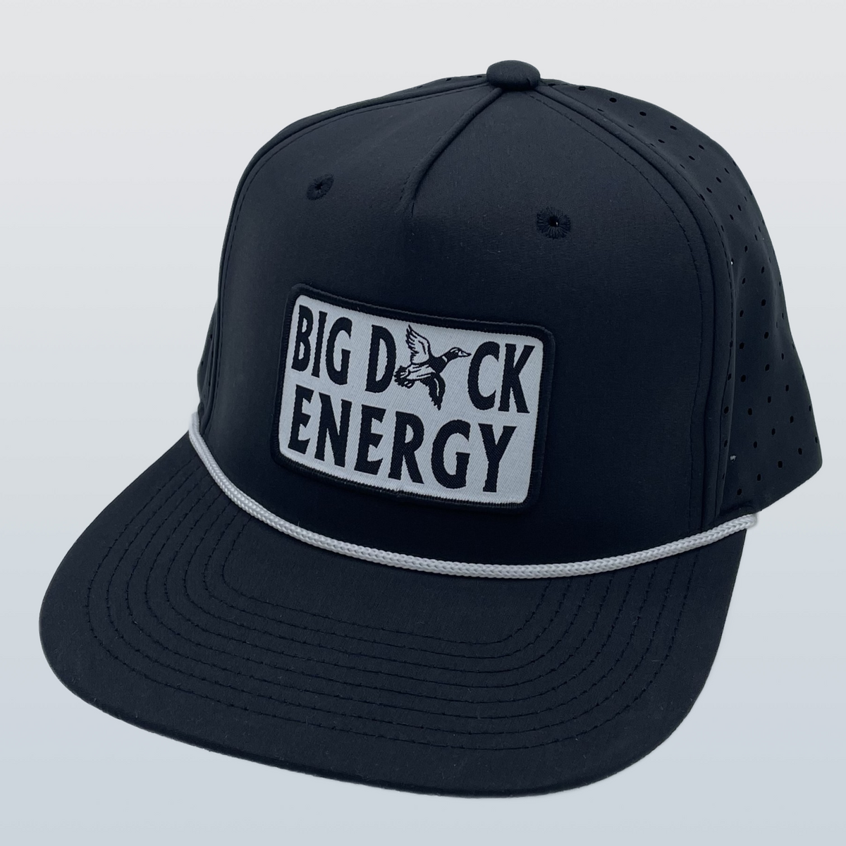 Big Duck Energy Black Patch 5Perf Black White Rope – Riverbed Threads
