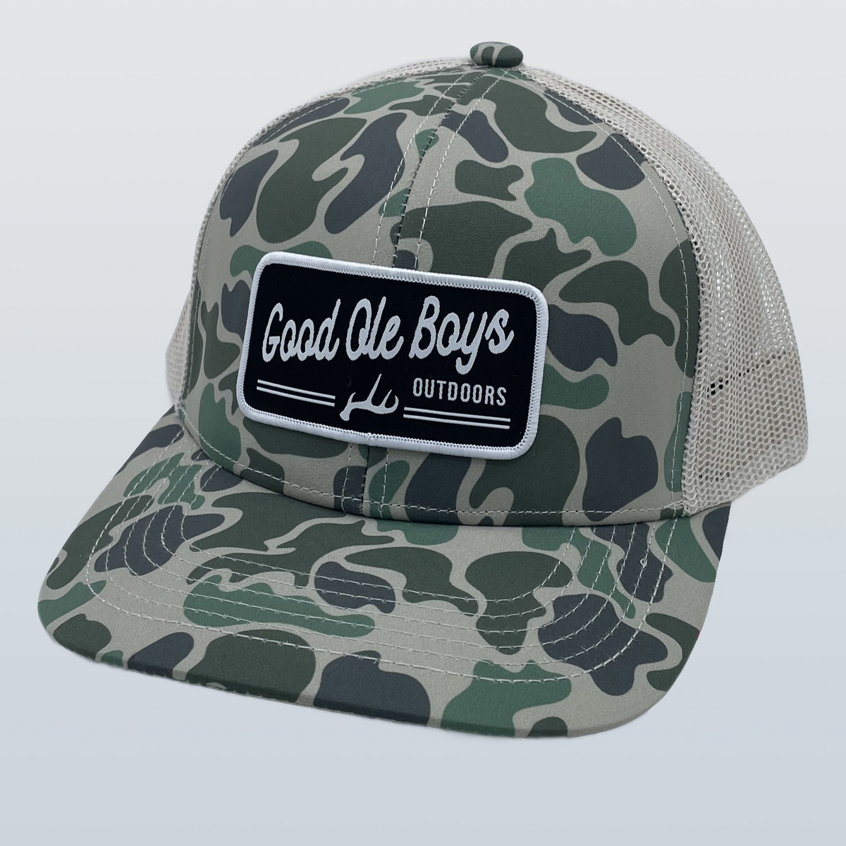 GOB Antler Patch Marsh Old School Camo/Beige – Riverbed Threads