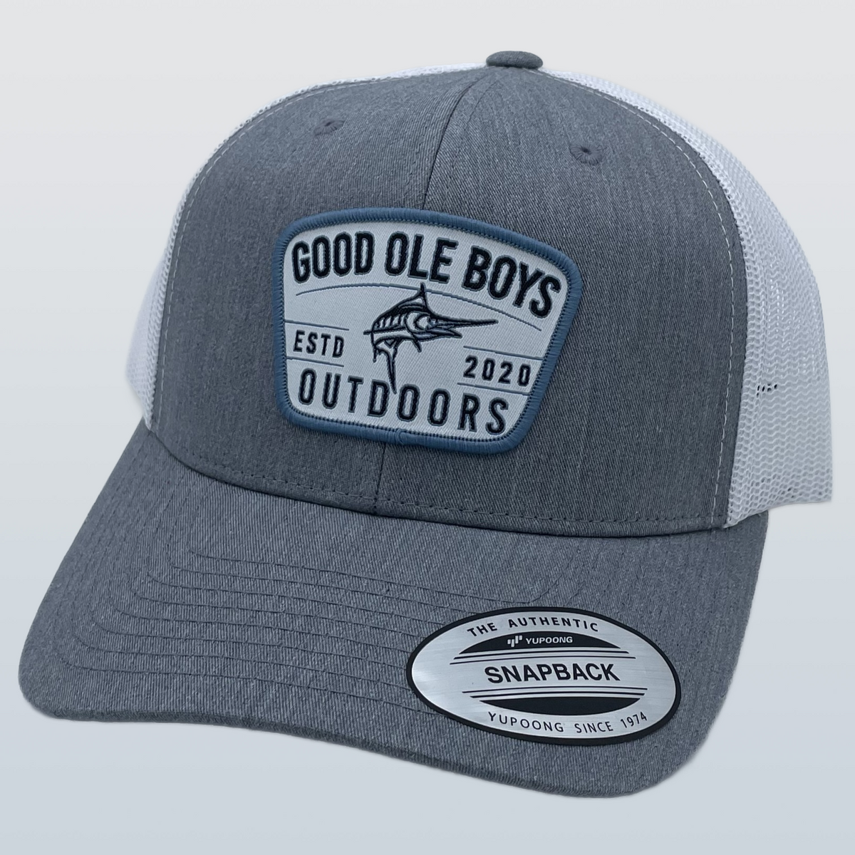 GOB Marlin Patch Heather/White – Riverbed Threads