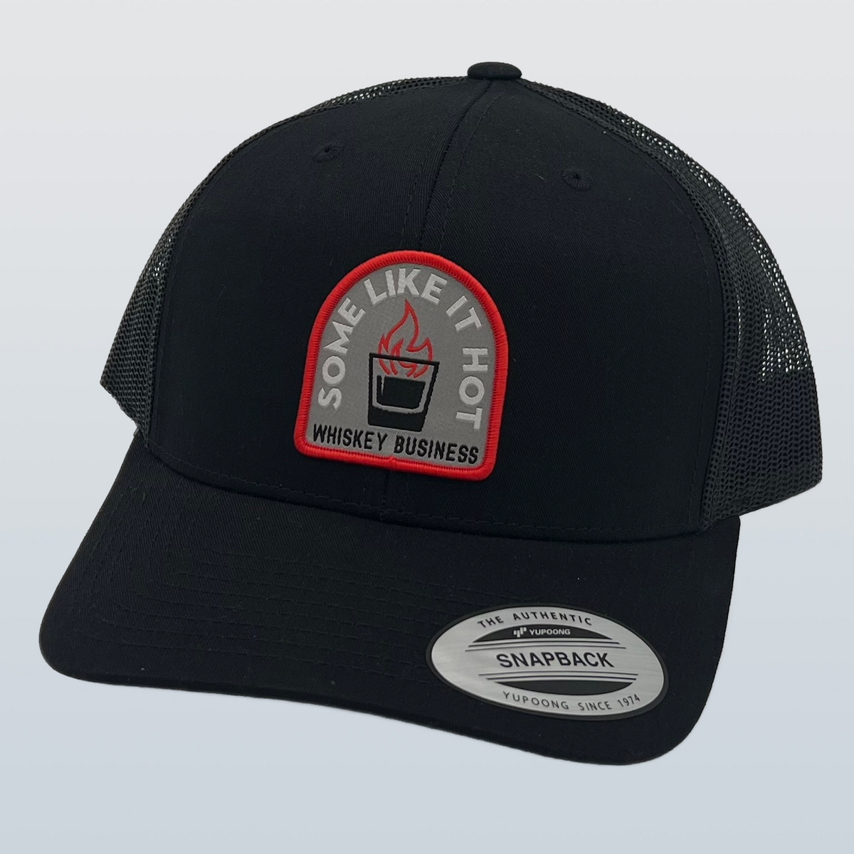 WB001B - Like It Hot Patch Black – Riverbed Threads