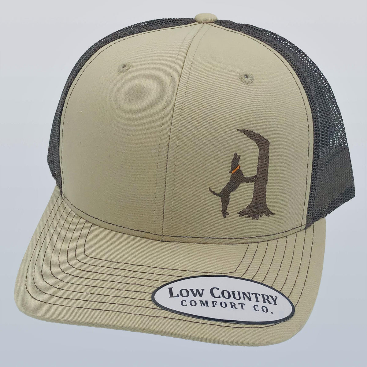 Treeing Coon Khaki/Brown Hat – Riverbed Threads