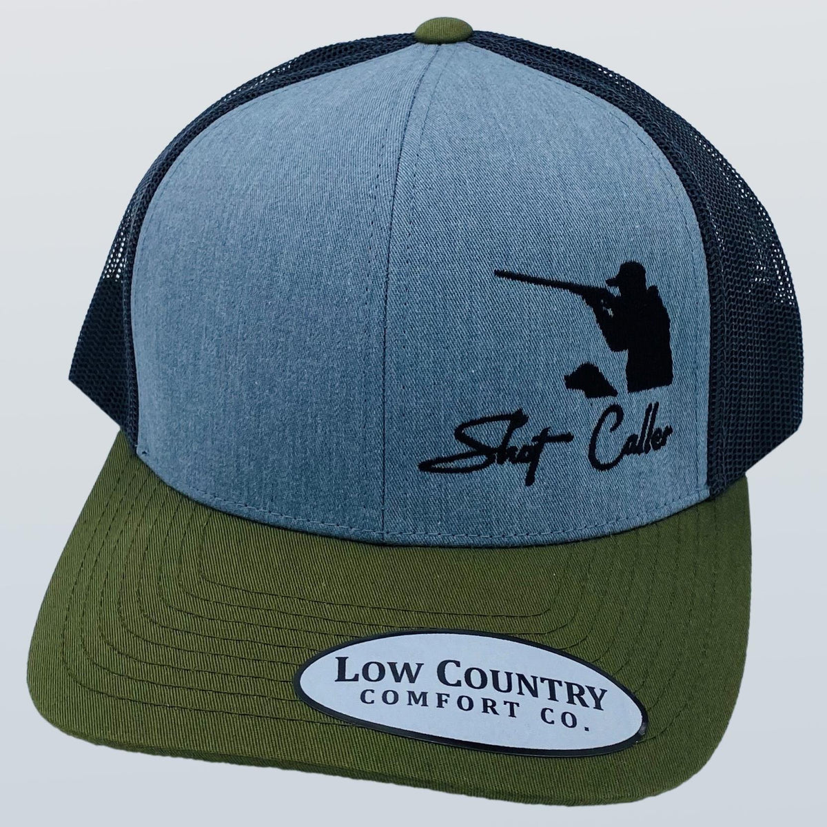 Shot Caller Hunter Heather/Black/Olive Hat – Riverbed Threads