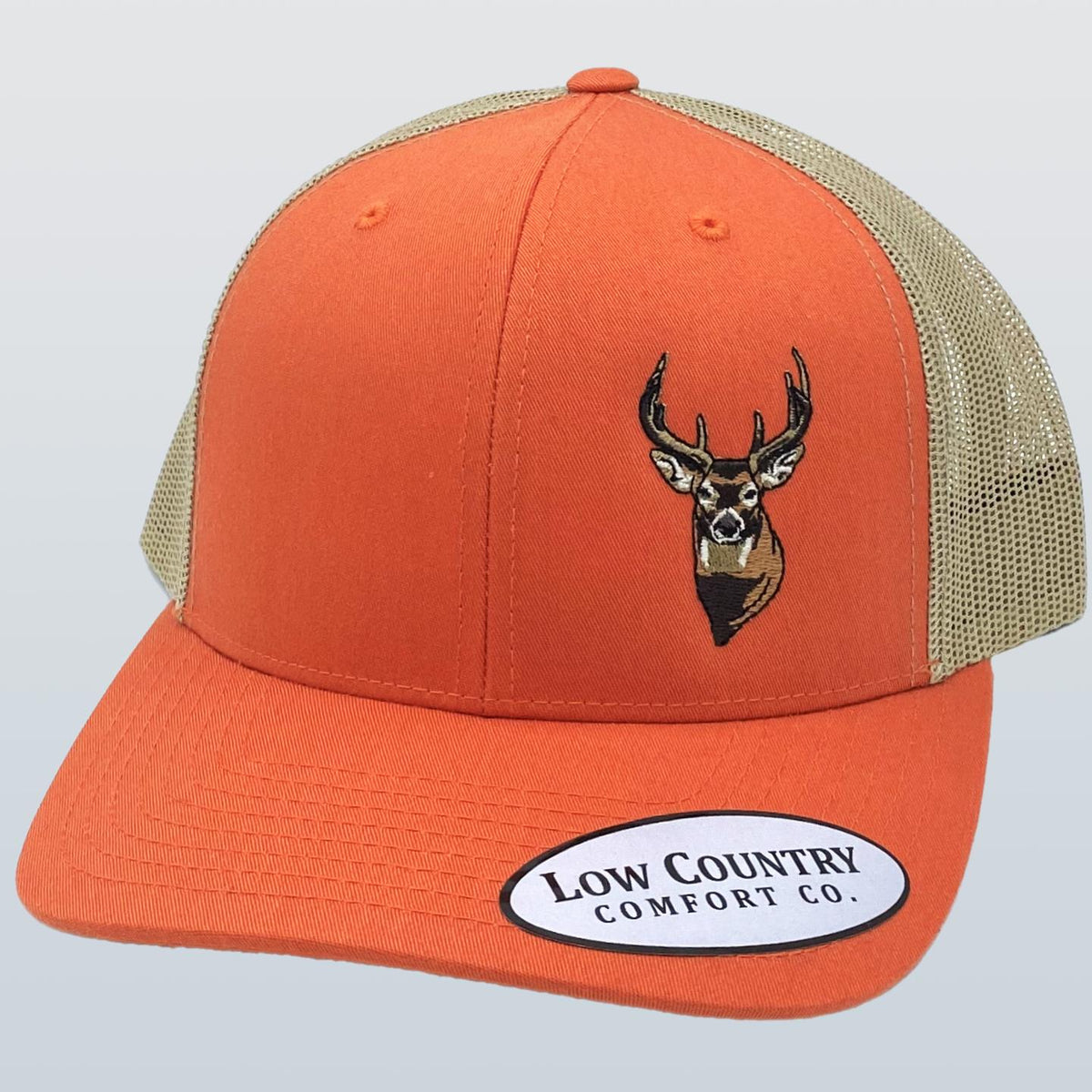 Shot Caller Deer Orange/Khaki Hat – Riverbed Threads