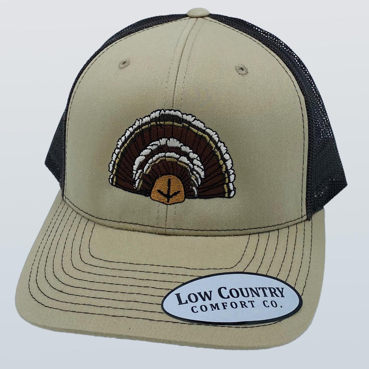 Shot Caller Turkey Fan Khaki/Brown Hat – Riverbed Threads