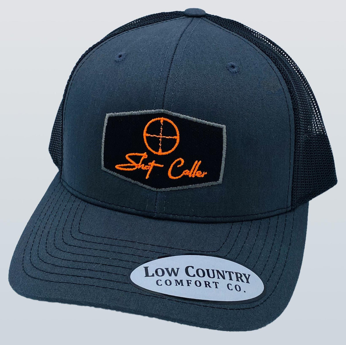 Shot Caller Crosshairs Charcoal/Black Hat – Riverbed Threads