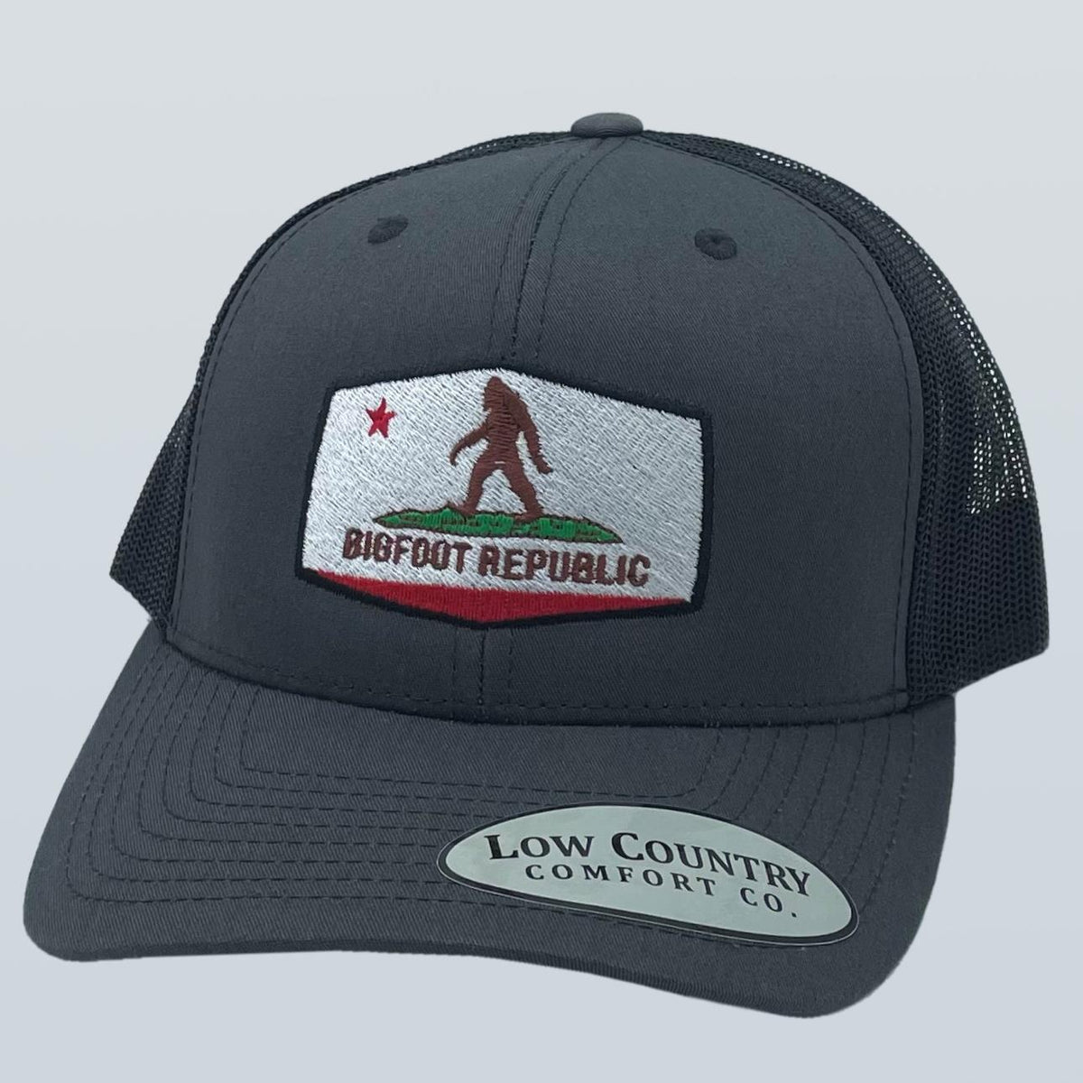Bigfoot Republic Charcoal/Black Hat – Riverbed Threads