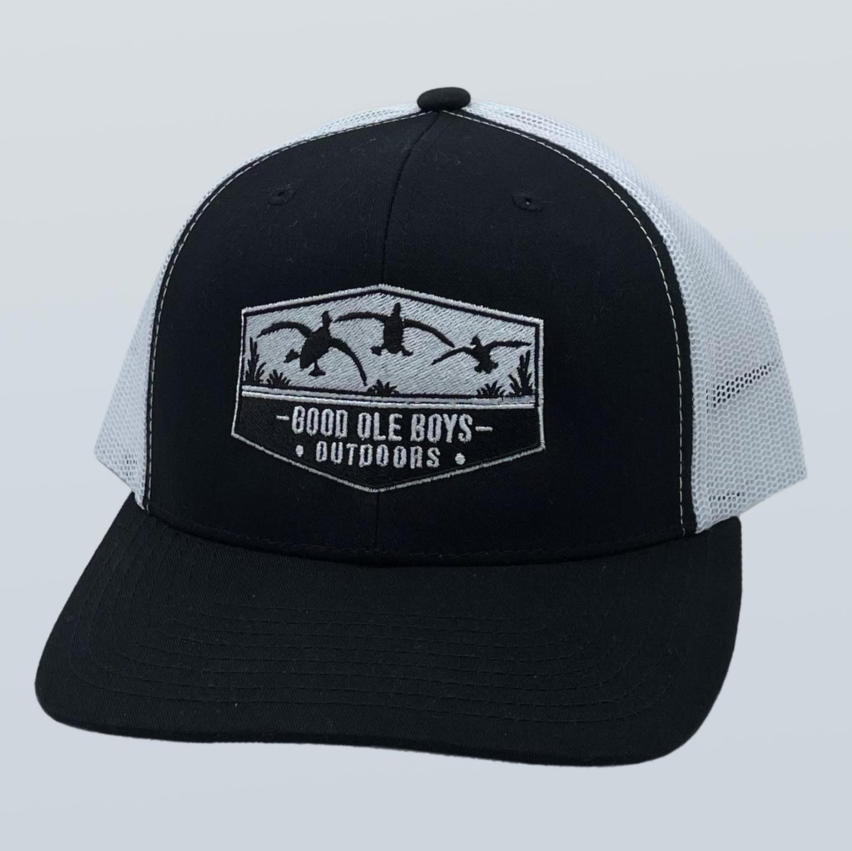 GOB Duck Landing Black/White Hat – Riverbed Threads