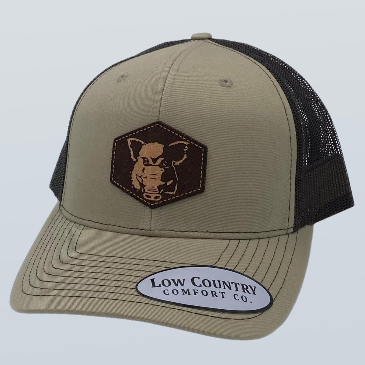 Hog Patch Khaki/Brown Hat – Riverbed Threads