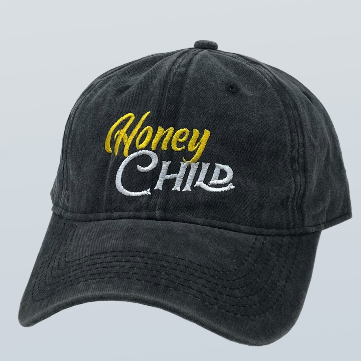 Honey Child Unstructured Hat Black – Riverbed Threads