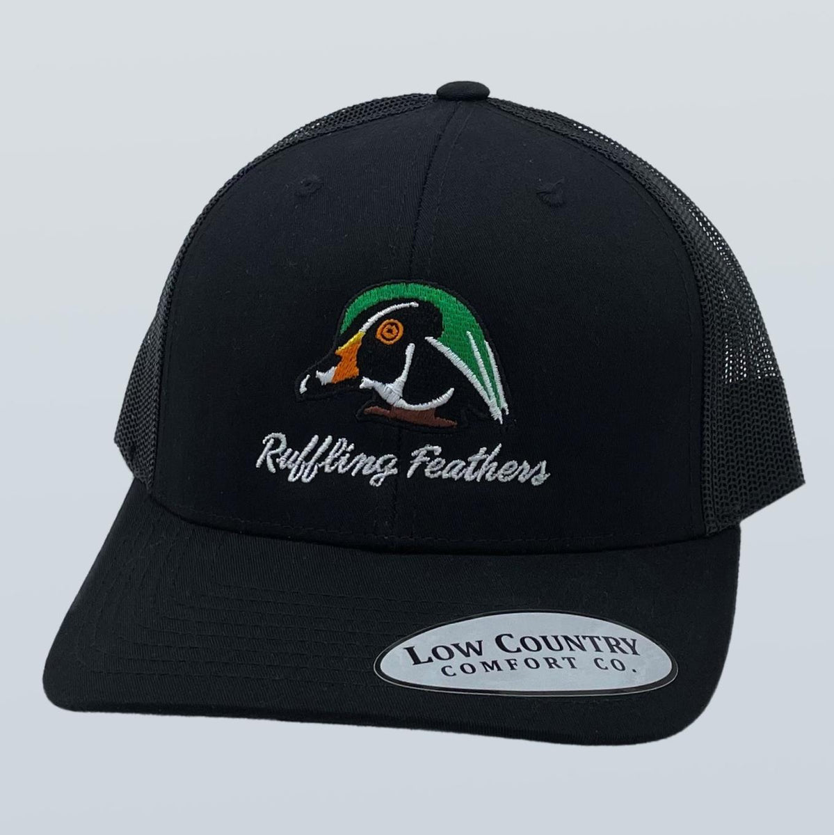 Ruffling Feathers Wood Duck Black Hat – Riverbed Threads