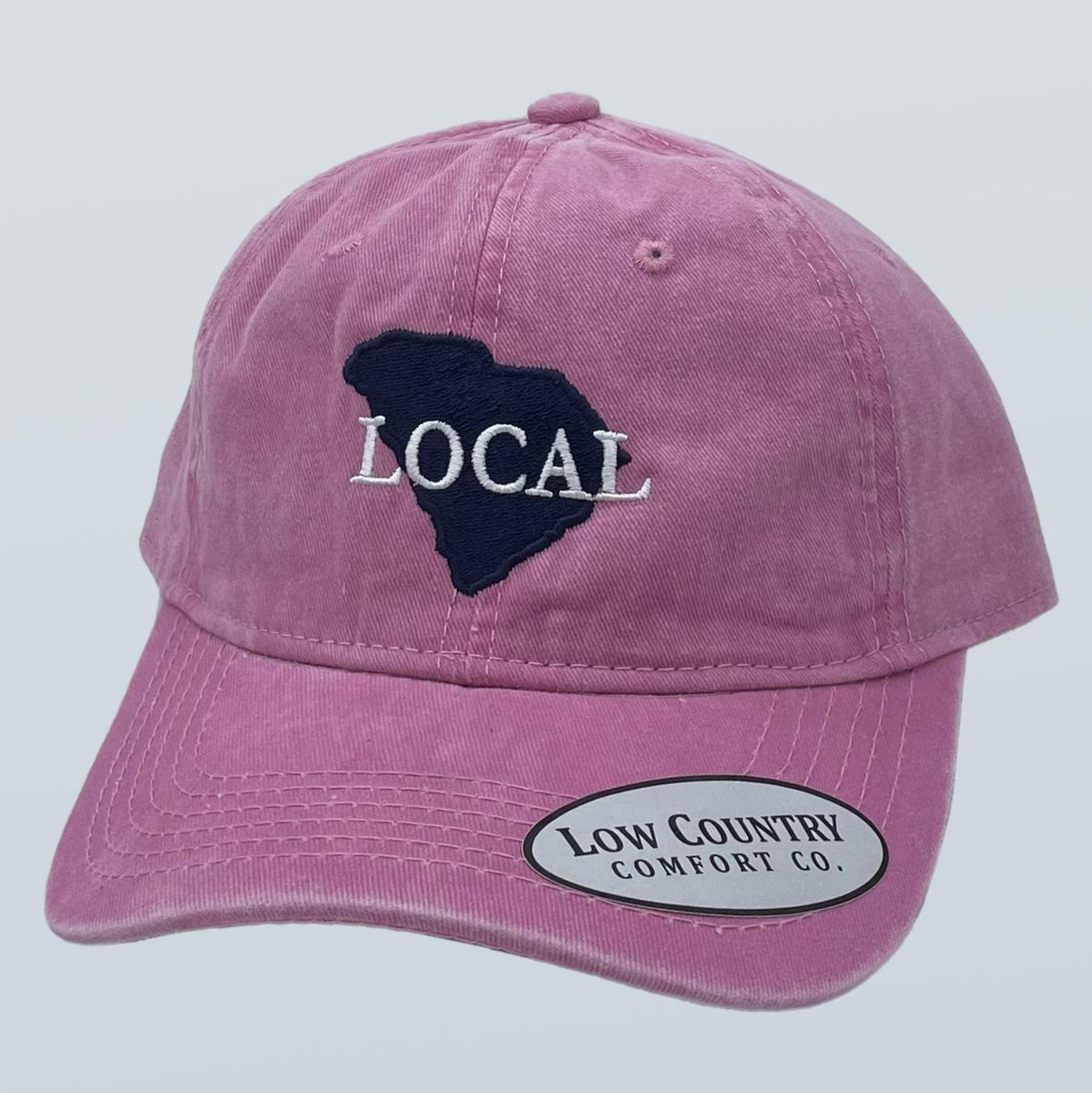 South Carolina Local Embroidery Pink Unstructured Hat – Riverbed Threads