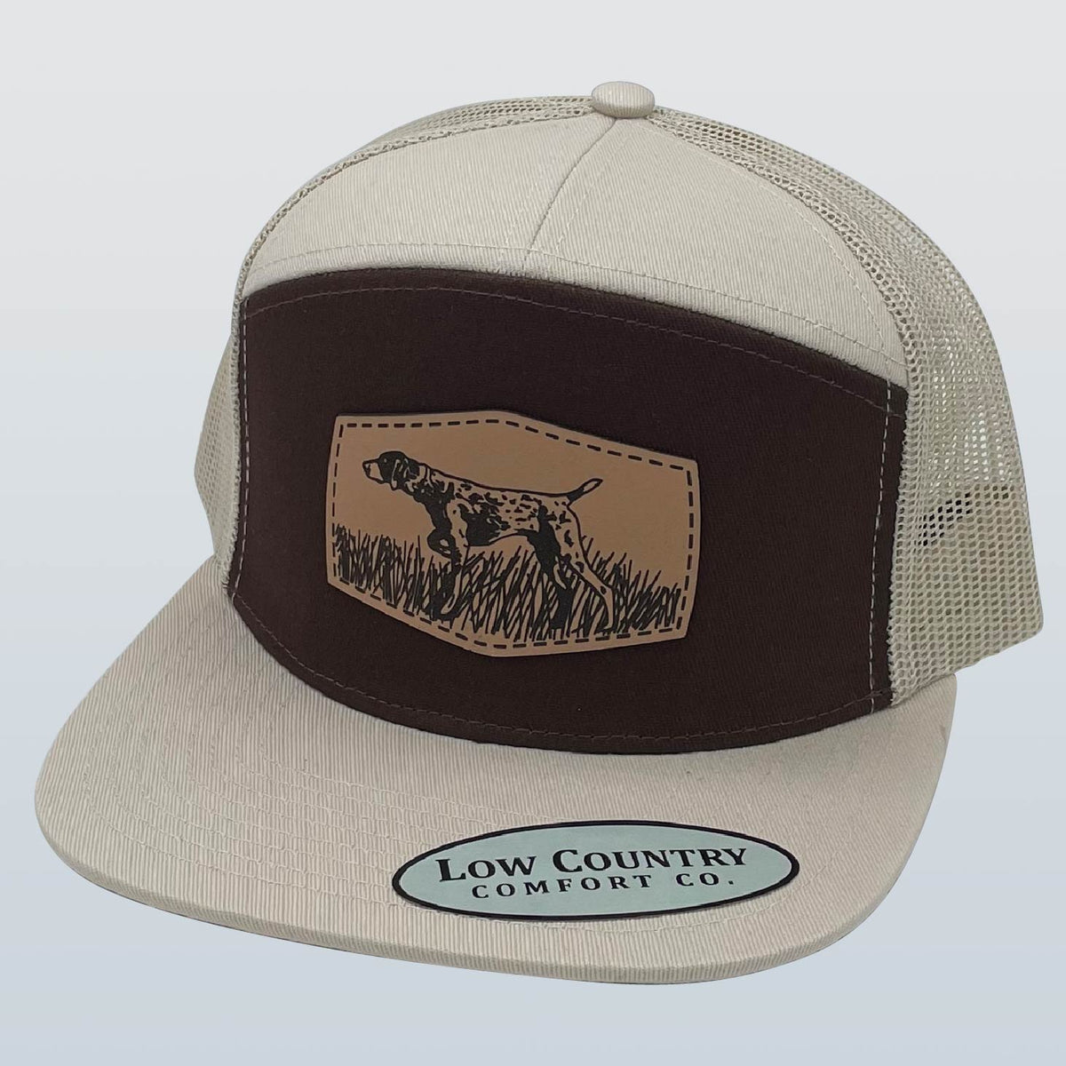 7Panel GS Pointer Leather Patch Tan/Brown/Tan – Riverbed Threads