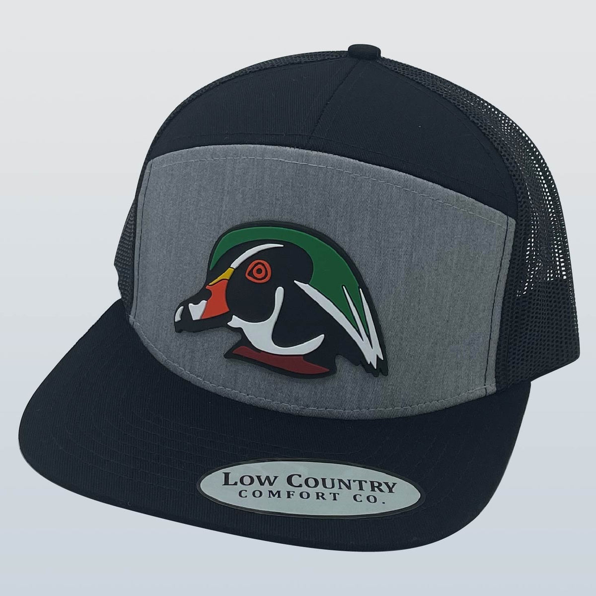 7Panel Wood Duck PVC Patch Heather/Black – Riverbed Threads