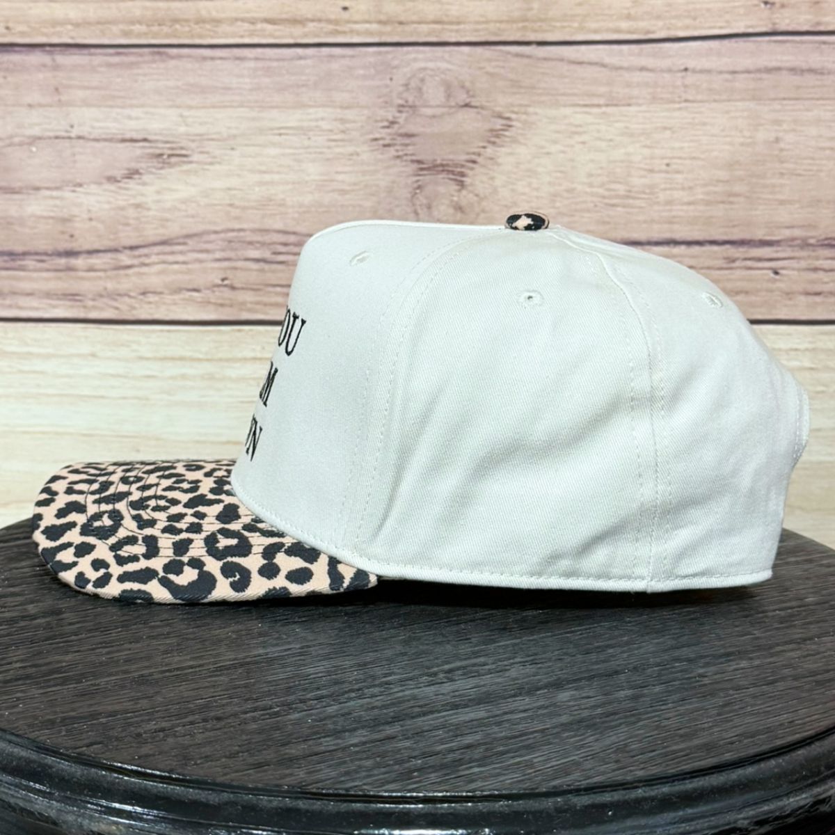 No. You Calm Down Natural/Leopard – Riverbed Threads