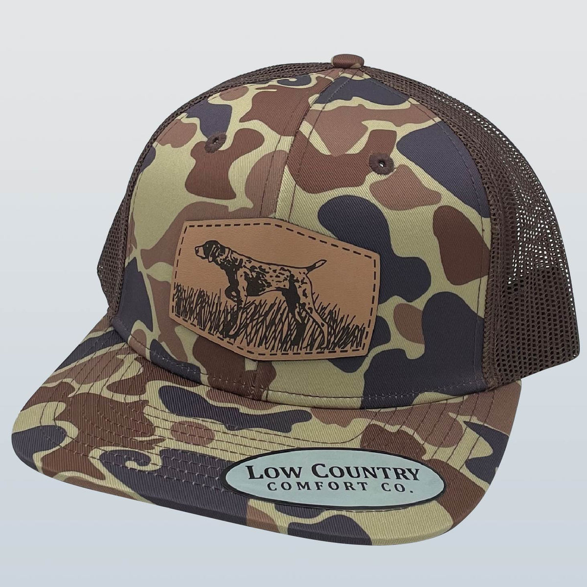 GS Pointer Leather Patch Light OSC/Brown – Riverbed Threads