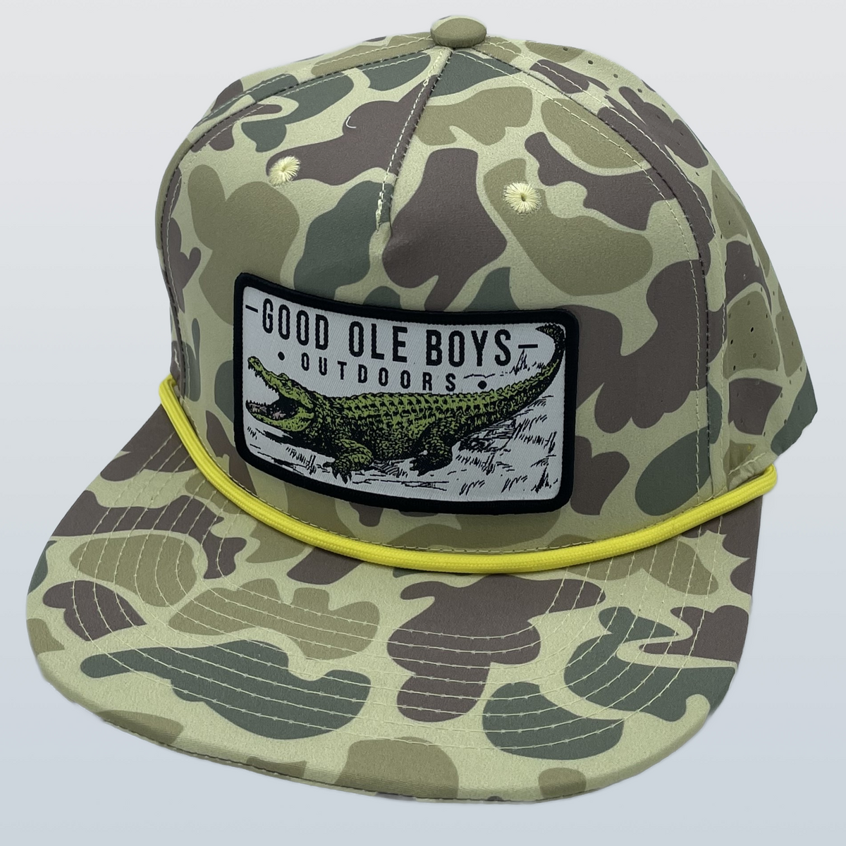 GOB Gator Patch 5perf OSC Yellow rope – Riverbed Threads