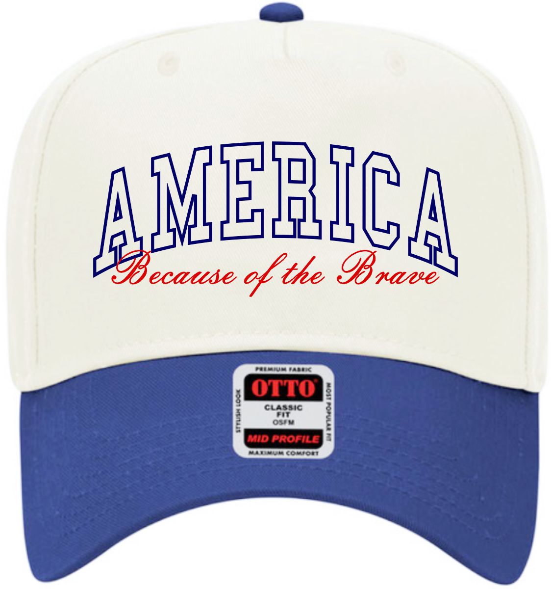 Land of the Free Royal Natural/Royal – Riverbed Threads