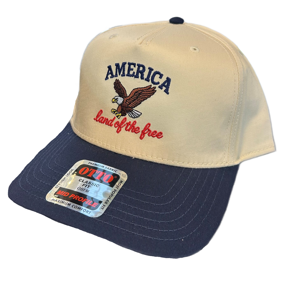 America Eagle Natural/Navy – Riverbed Threads