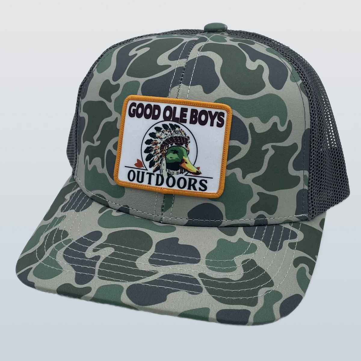 GOB Redman Patch Marsh Old School Camo/Charcoal – Riverbed Threads