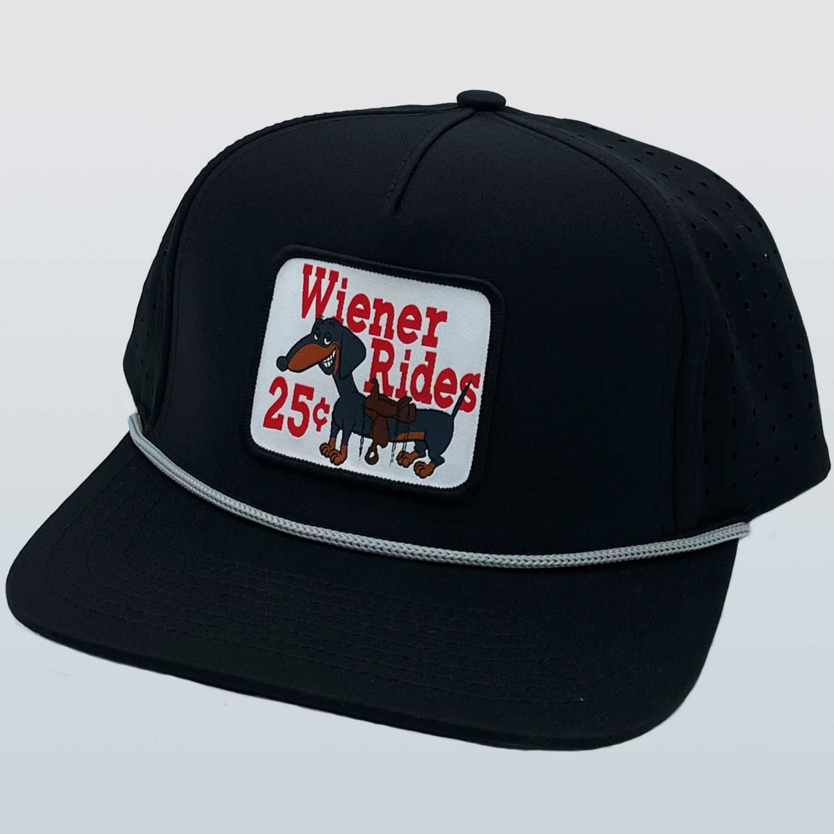 Wiener Rides Woven 5Perf Black – Riverbed Threads