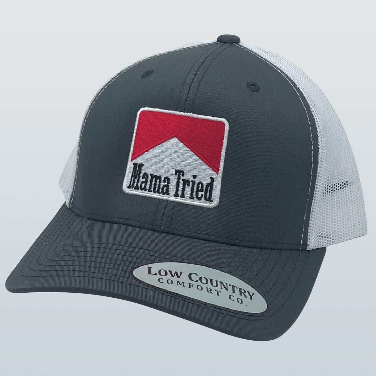 Mama Tried Marlboro Charcoal/White – Riverbed Threads