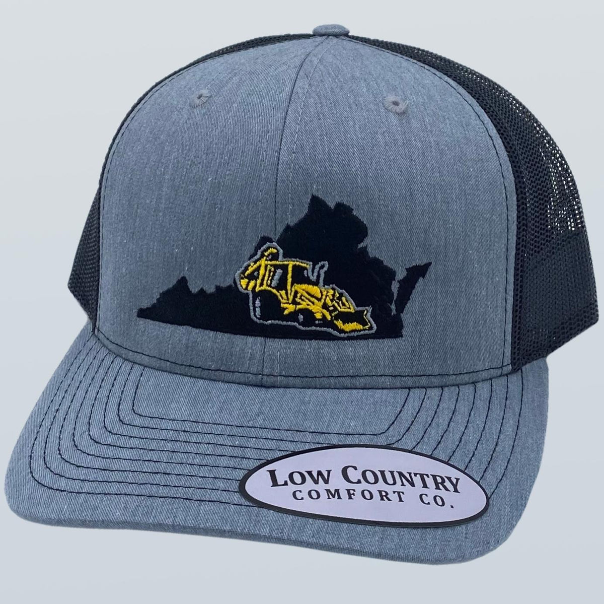 Virginia Backhoe Heather/Black Hat – Riverbed Threads