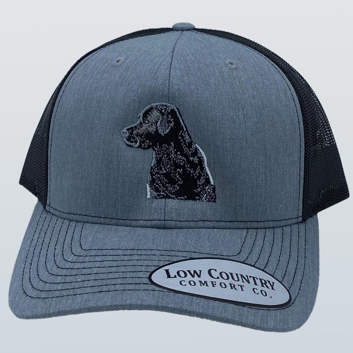 Black Lab Heather/Black Hat – Riverbed Threads