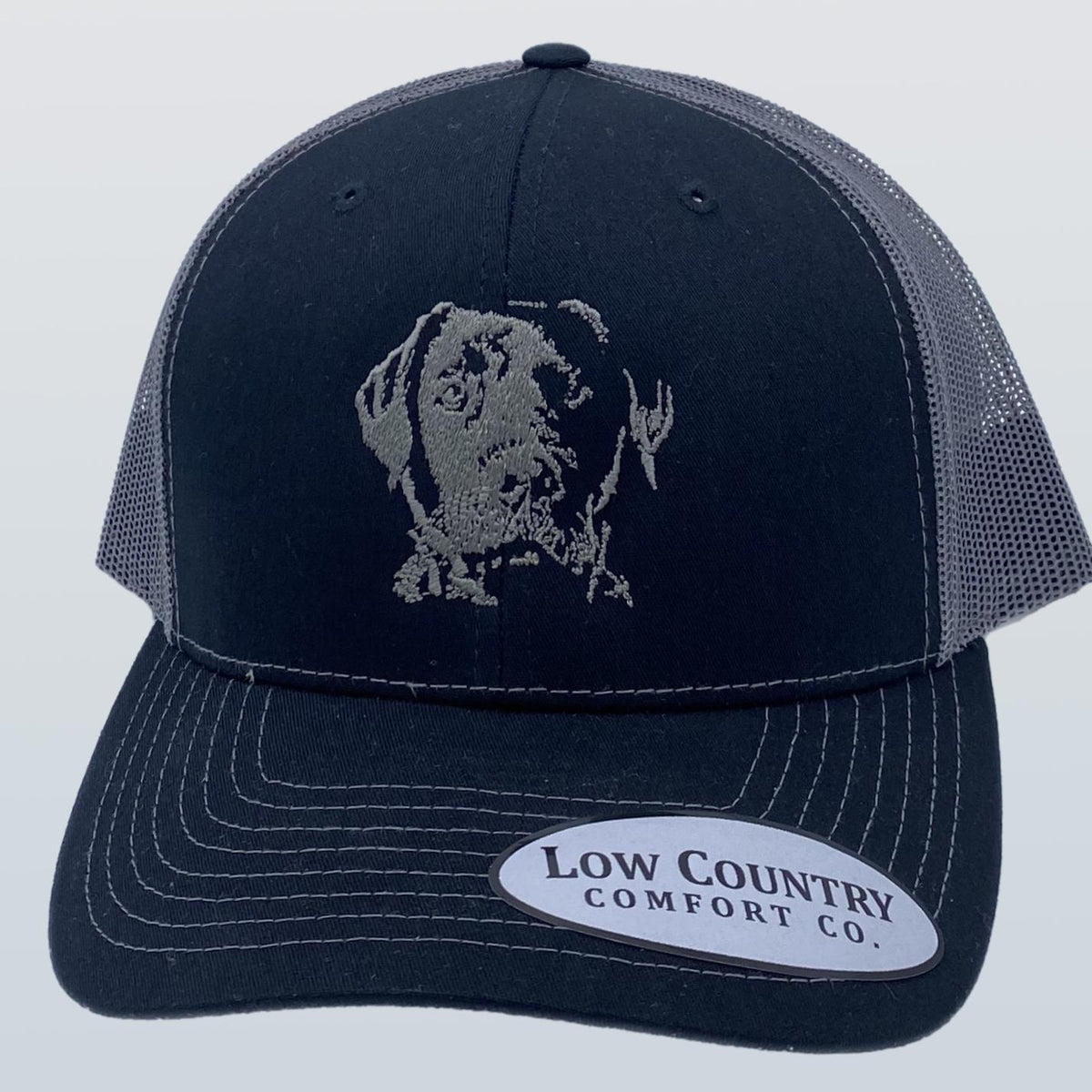 Silver Lab Black/Charcoal Hat – Riverbed Threads
