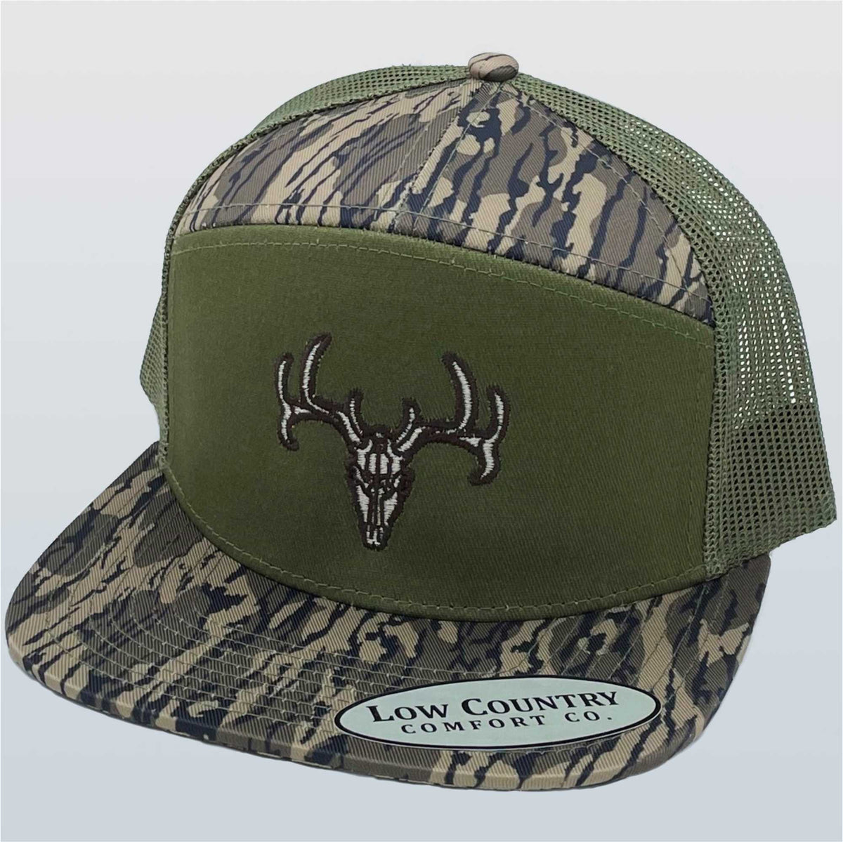7panel Shot Caller Deer Skull Lowland/Loden – Riverbed Threads