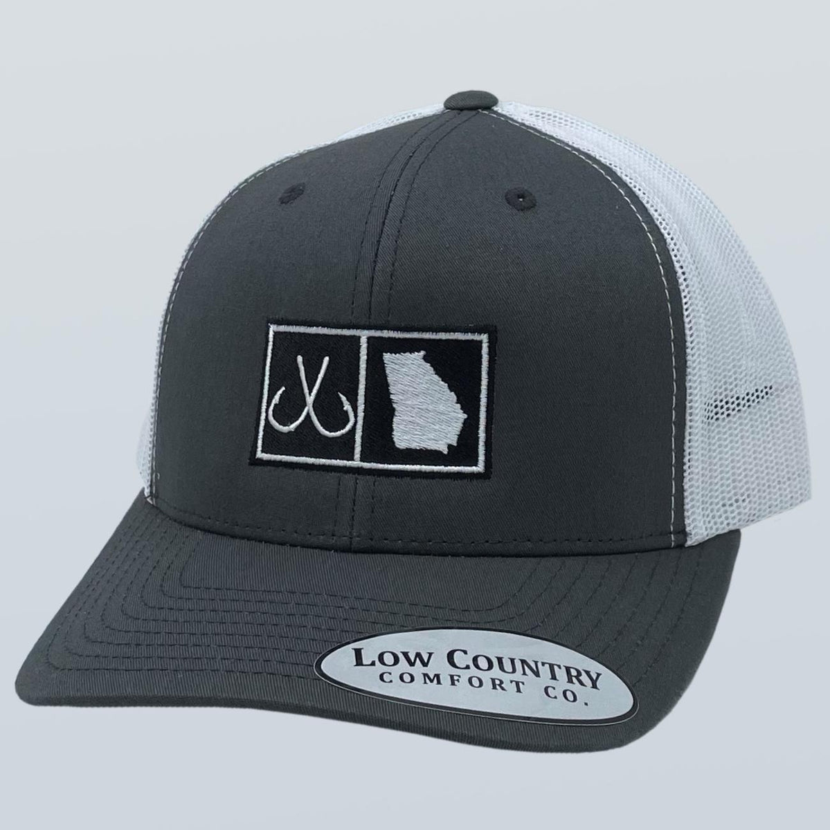 Georgia Hooks Charcoal/White Hat – Riverbed Threads