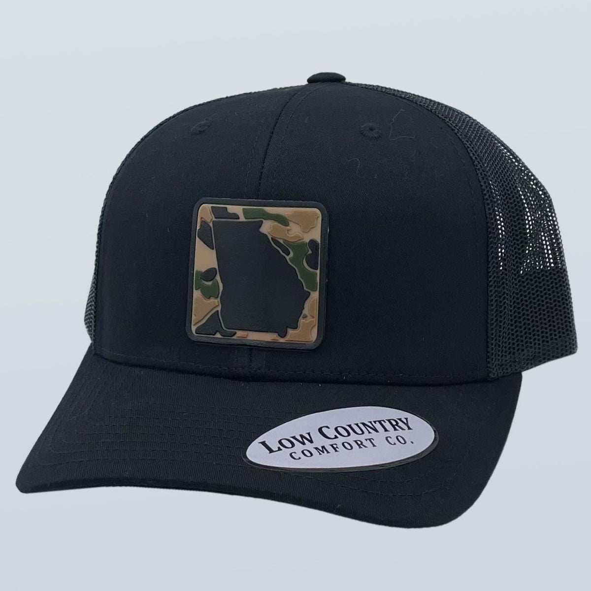 Georgia Outline Camo PVC Patch Black Hat – Riverbed Threads