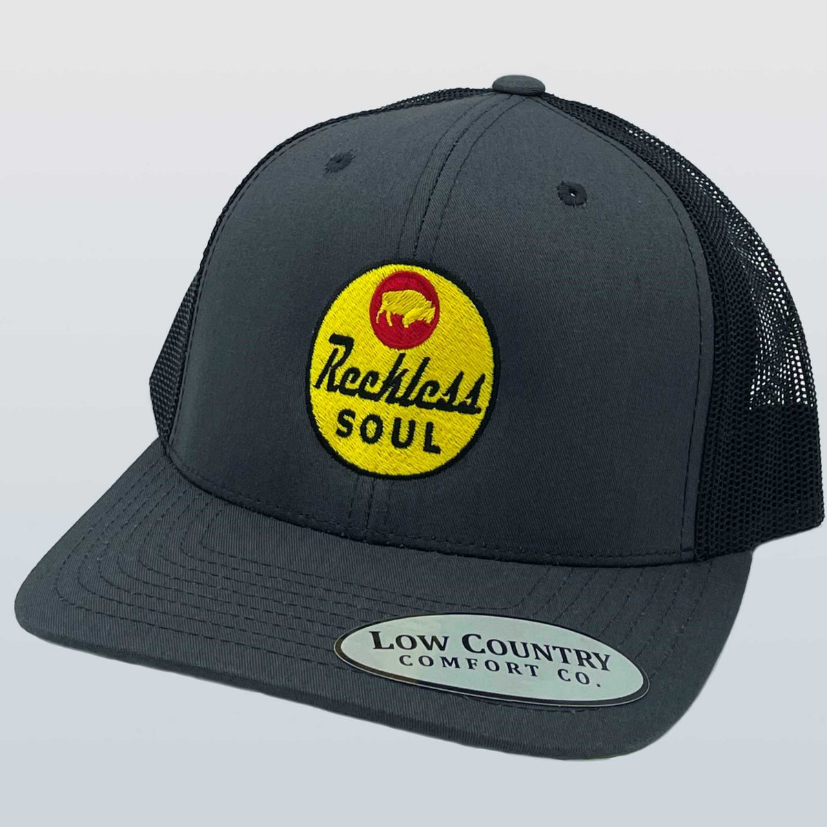 RS18 - Bison Bee Charcoal/Black – Riverbed Threads