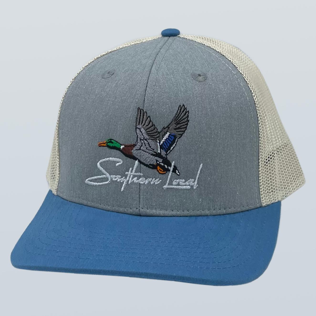 Southern Local Flying Mallard Hat Heather/Ocean/Beige – Riverbed Threads